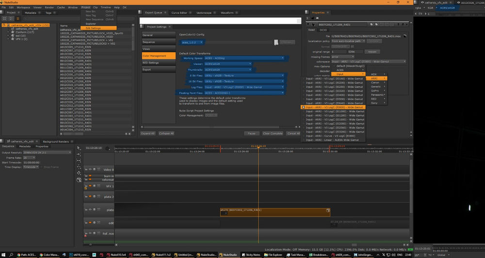 OCIO Color Management - ACES