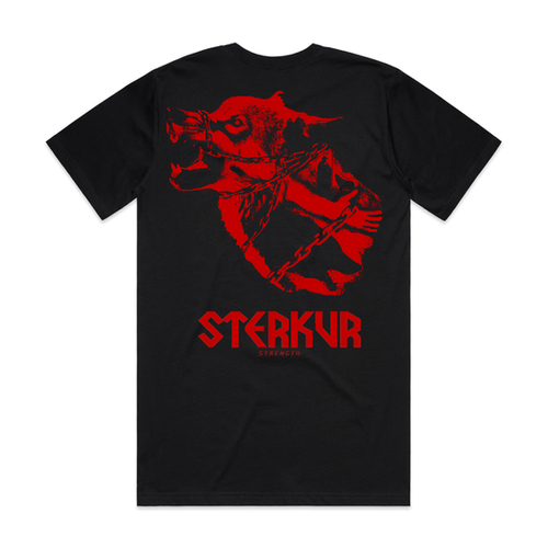 Red Fenrir Performance T-shirt | STERKUR STRENGTH