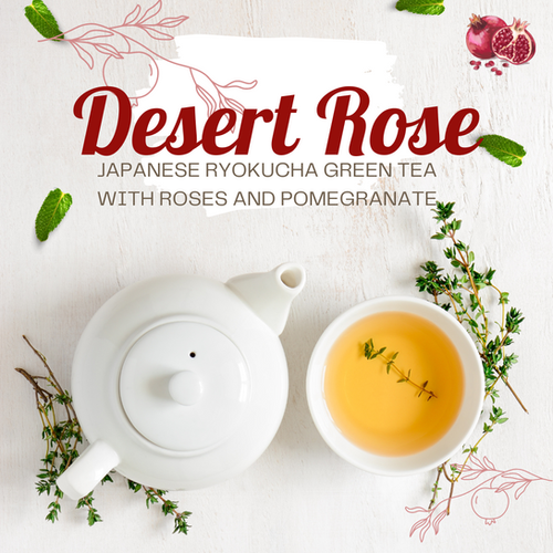 Tea - Desert Rose (Green Tea w/Pomegranate) | Oak City Spice Blends