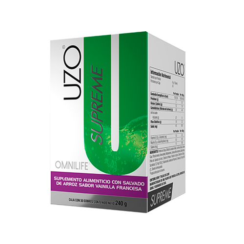 UZO SUPREME Contenido | Caja con 30 sobres de 8 g | Bienestartotal