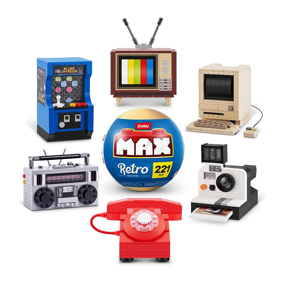 Đồ Chơi MAX Premium Retro Building Bricks Collection | Dream Land Toys