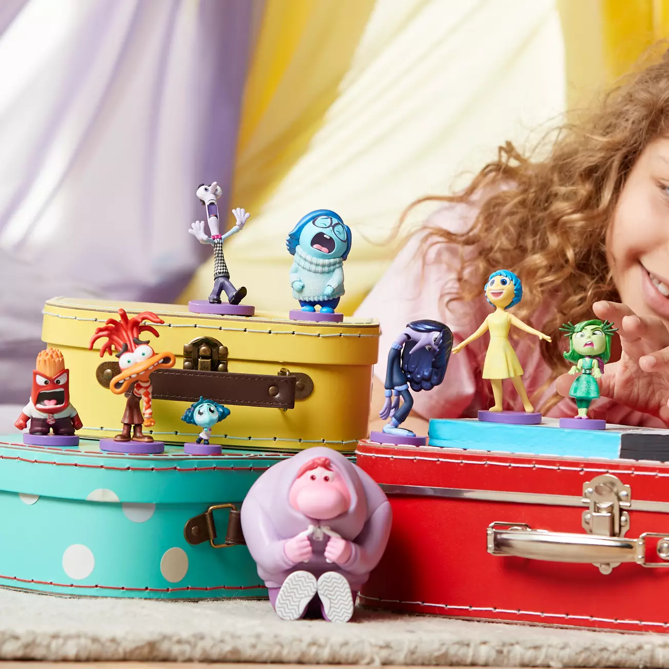 Đồ Chơi Disney Inside Out 2 Deluxe Figure Play Set Tượng Mô Hình ...