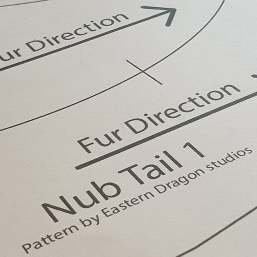 Nub 1 tail pattern | easterndragonstudios
