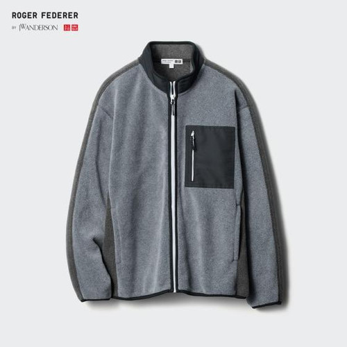 Uniqlo Roger Federer by JW Anderson UNISEX Fleece Full-Zip Jacket ...