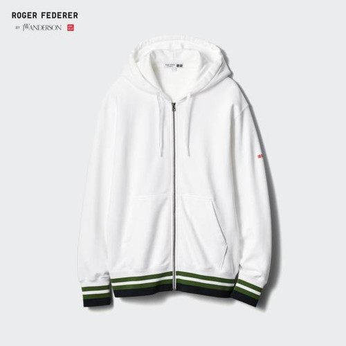 Uniqlo Roger Federer by JW Anderson UNISEX Sweat Full-Zip Hoodie 465864 ...