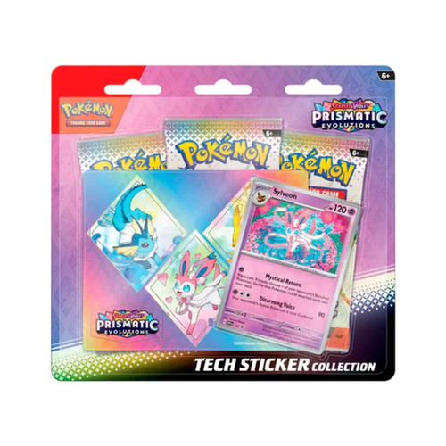 Pokémon TCG Prismatic Evolutions Tech Sticker Collection | Leather ...