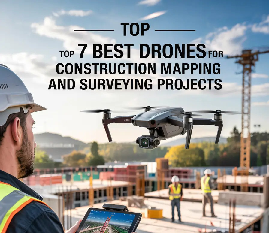 Top 7 Best Drones for Construction Mapping and Surveying Projects