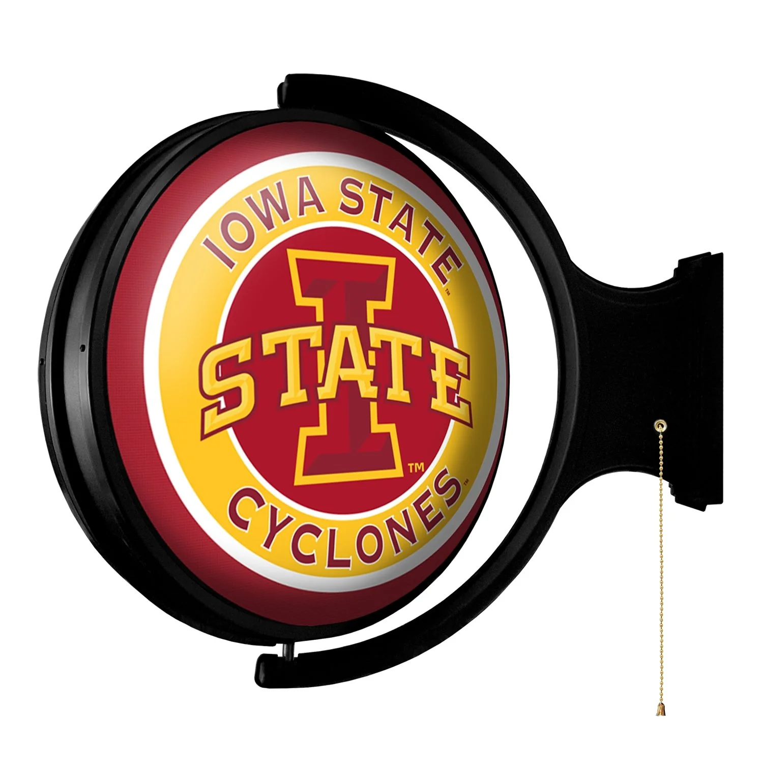 Iowa State Cyclones - Rotating Lighted Wall Sign | Tailgating Specialti