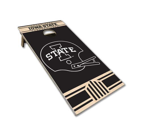 Iowa State Cyclones "Black Helmet" Pro Series Board | Tailgating Specialti