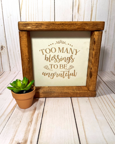 Too Many Blessings Table Decor | Farmhouse Design