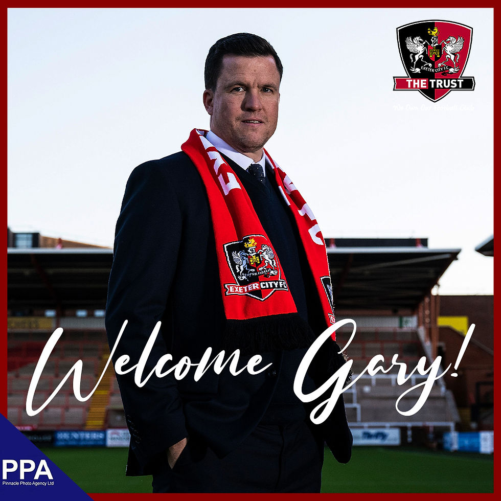 Exeter City Supporters' Trust welcome Gary Caldwell