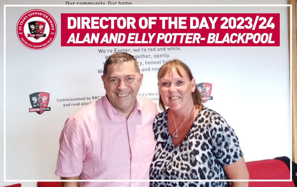 Director of the Day 2023/24- Alan Potter, Blackpool
