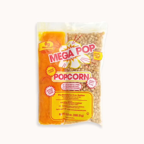 Mega Pop Popcorn Kit for 8 oz. Popper | Bonnie's Snak Shak
