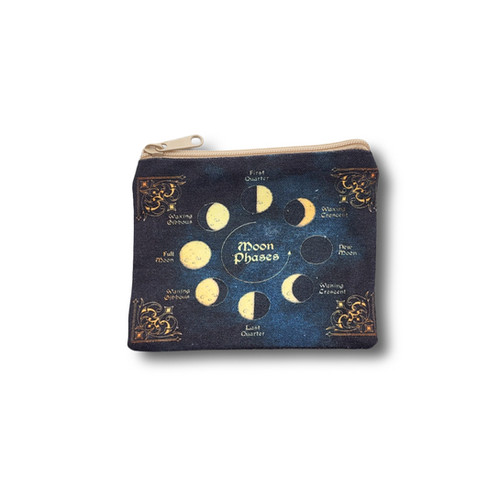 Descriptive Moon Phases Coin Purse | Coyote Moon