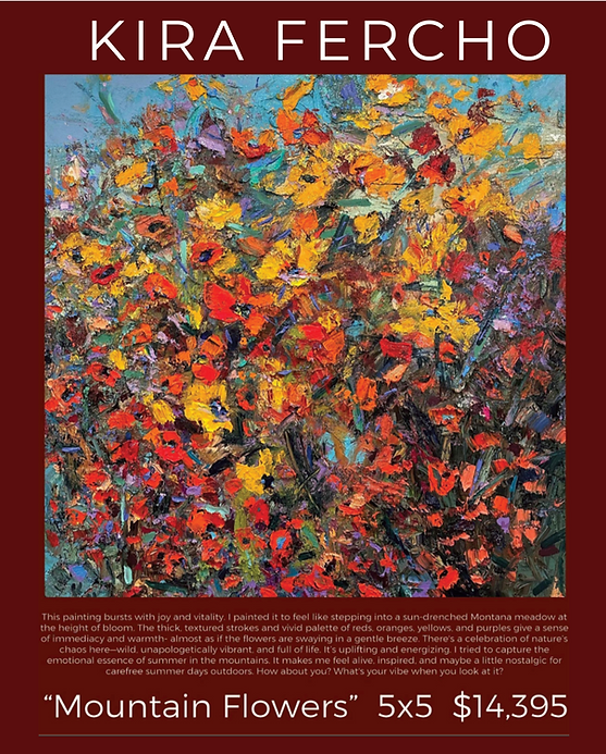 Kira Fercho Art Original Museum Quality Oil Paintings