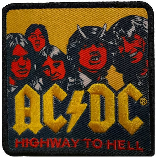 Patch Officiel Thermocollant AC/DC - Highway To Hell | FRANCE ROCK SHOP
