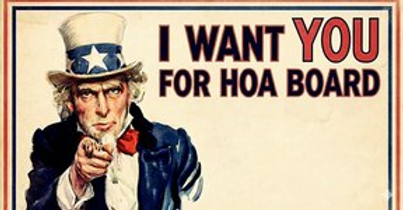 We Need you! For HOA Board
