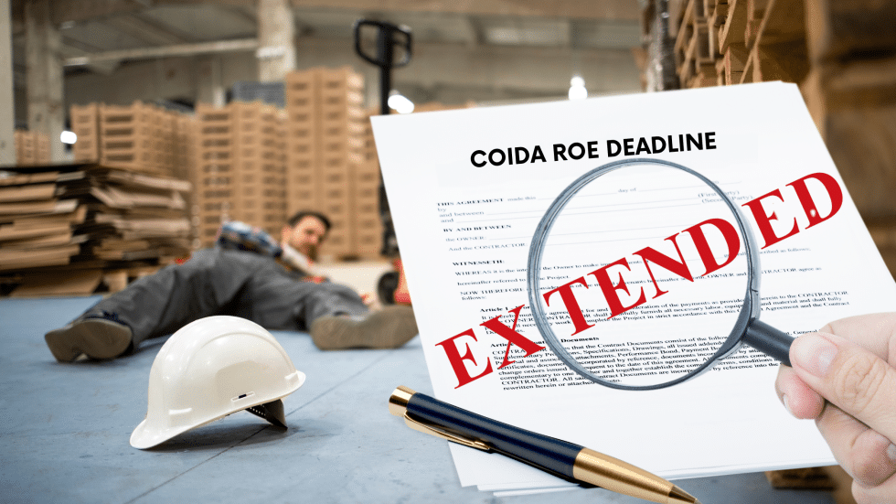 COIDA: Extension of deadline for Return of Earnings (ROE) submissions.