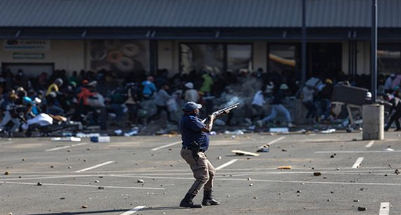 South Africa's current state of anarchy