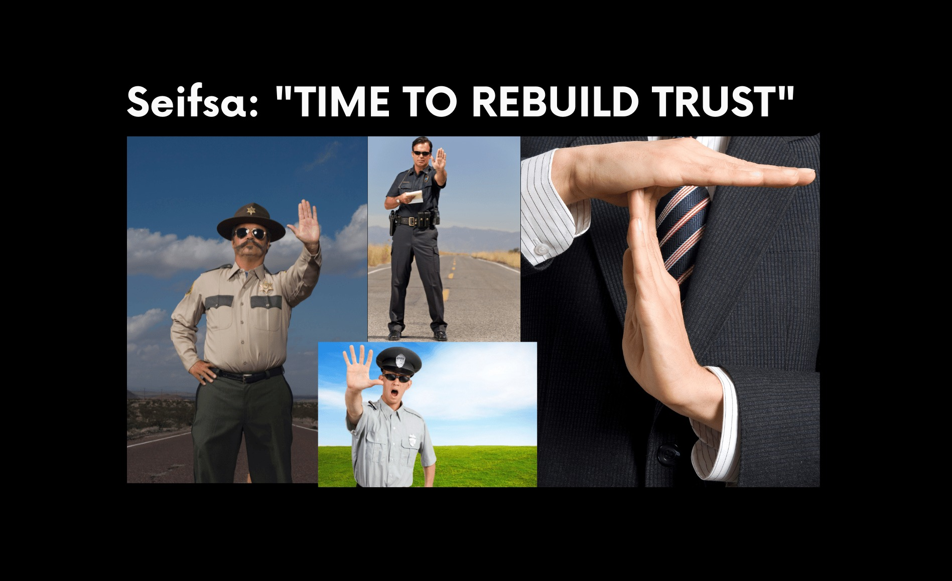 MEIBC: Seifsa: "TIME TO REBUILD TRUST" … hang on just a second.