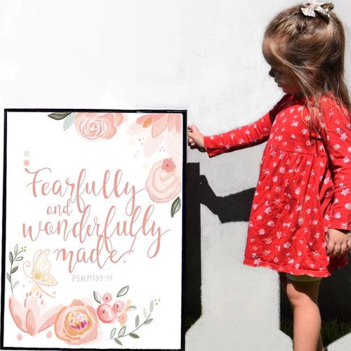 “Fearfully and Wonderfully Made” print | thepaintedkatie