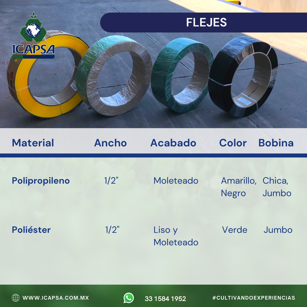 Conoce nuestros materiales para Empaque