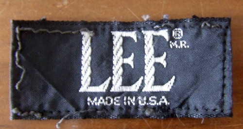 Etiqueta Lee Made in U.S.A. | destralhando