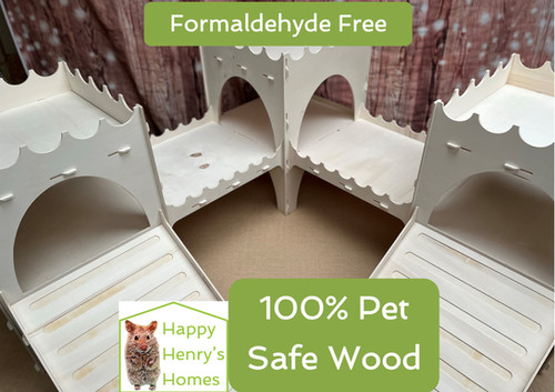 GIANT RABBIT CASTLE - Slot Together Modular Wooden Kit | Happy Henry’s ...