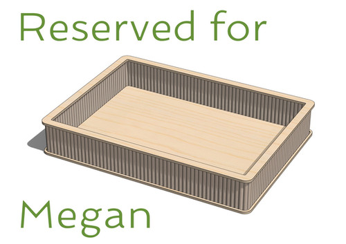 RESV'D for MEGAN - ** Custom ** Hamster Dowel Sandbox 55cm x 40cm ...