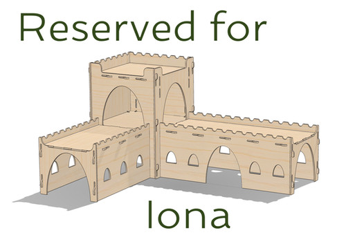 RESERVED for IONA - ** Custom ** Rabbit Castle and Tunnels | Happy ...