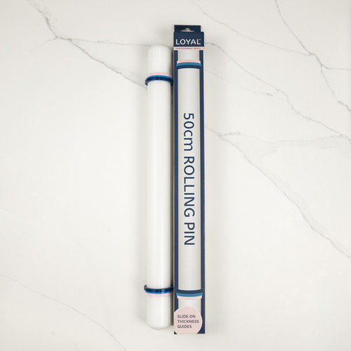 ROLLING PIN 50cm with PIN GUIDES | Gold Coast Cake Supp