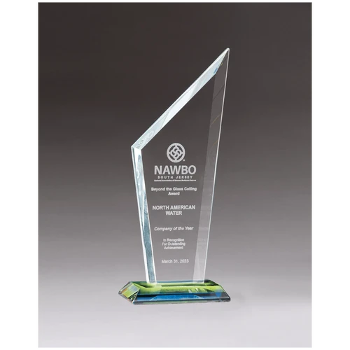 Zenith Series Clear Glass with Prism Effect Base | brando