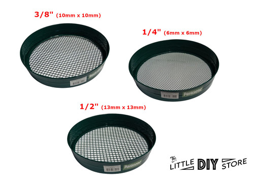 Parasene Green Metal Garden Soil Riddle Sieves Heavy Duty | The Little ...