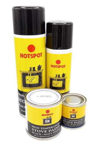 Hotspot High Temperature Stove Paint 600°C Matt Black | The Little DIY ...