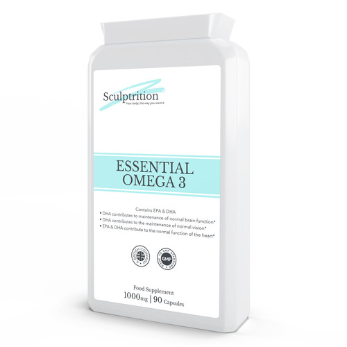 Essential Omega 3 Supplements - 1000mg Softgels