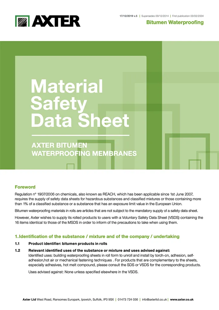 Axter Waterproofing Systems