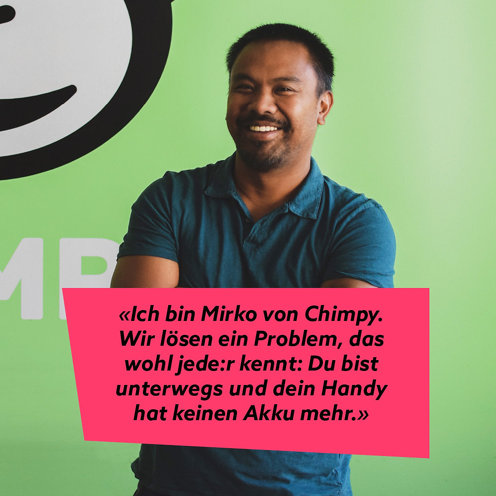 Klein, grün, clever: Mit Chimpy immer voll im Strom