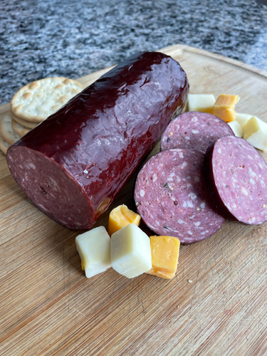 Uncured Bison Summer Sausage | Keller Bison