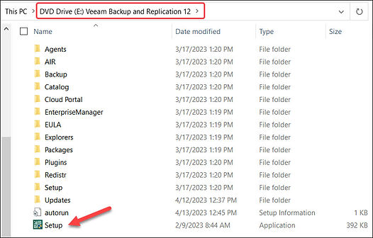 Installation Veeam B&R v12 | My Site