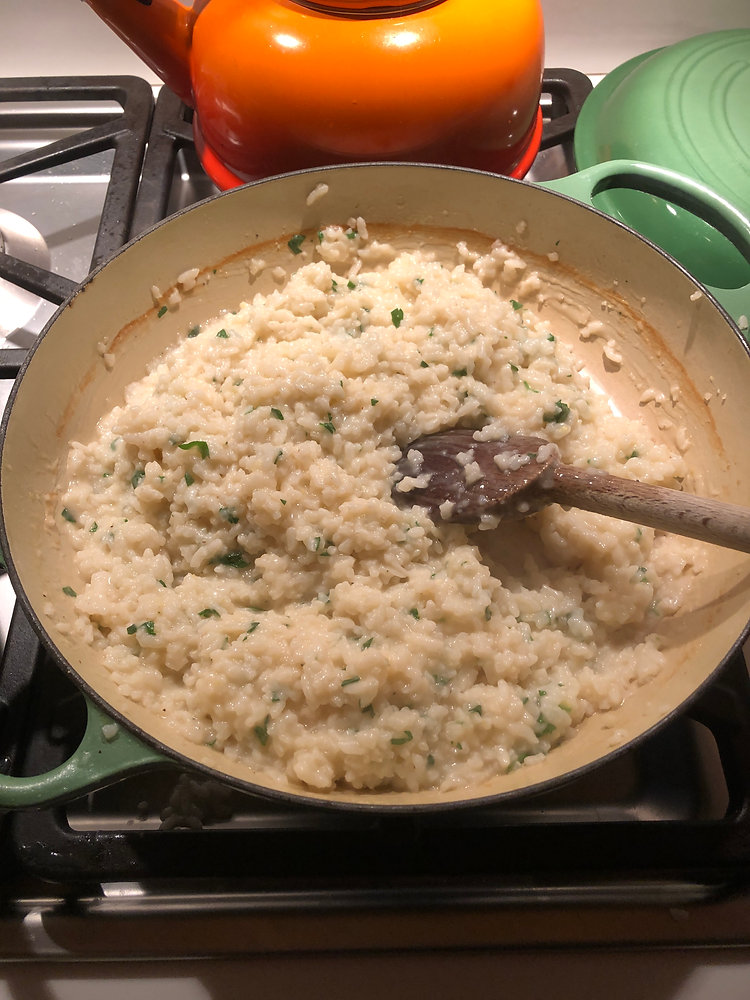 Creamy Asiago "Oven" Risotto