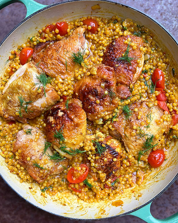 how to cook couscous with chicken