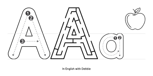 10NIS - Alphabet Tracing and Maze Activity - PDF | debbiebanglit
