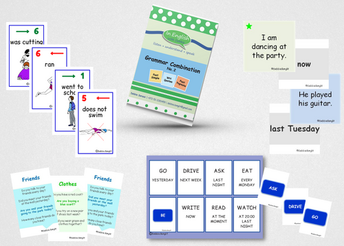 Boxed Game - Grammar Combination 2 | debbiebanglit