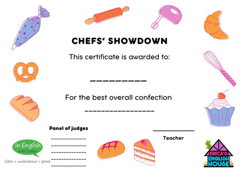 Chefs Showdown Certificates | debbiebanglit