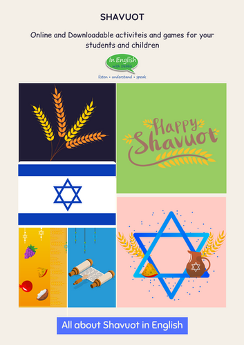 Shavuot Activities and Games - PDF | debbiebanglit
