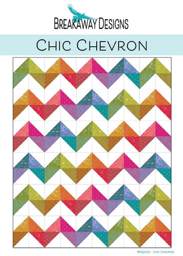 Chic Chevron PDF quilt pattern | Breakaway Designs