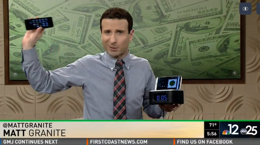 Matt Granite on FCN shows off the GOgroove RST clock