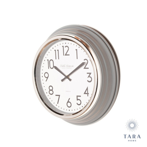 Retro Cafe Clock - Grey | McGreals Department Store , Edenderry
