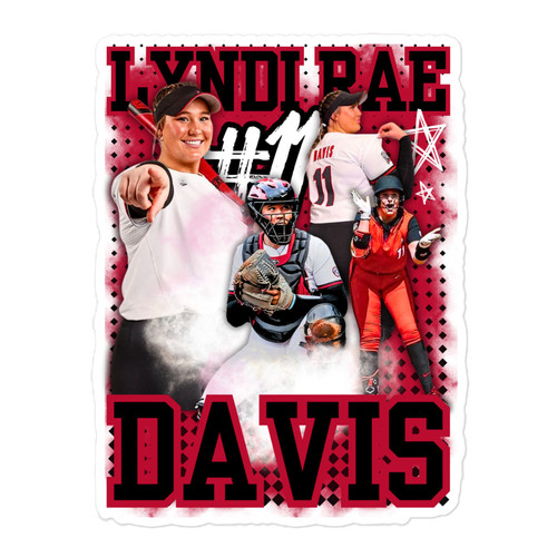 Lyndi Rae Davis Vintage Bubble-free Sticker | Fans Meet Idols