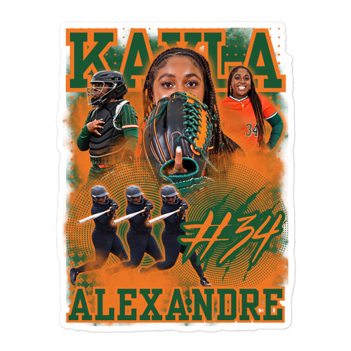 Kayla Alexandre Vintage Bubble-free Sticker | Fans Meet Idols